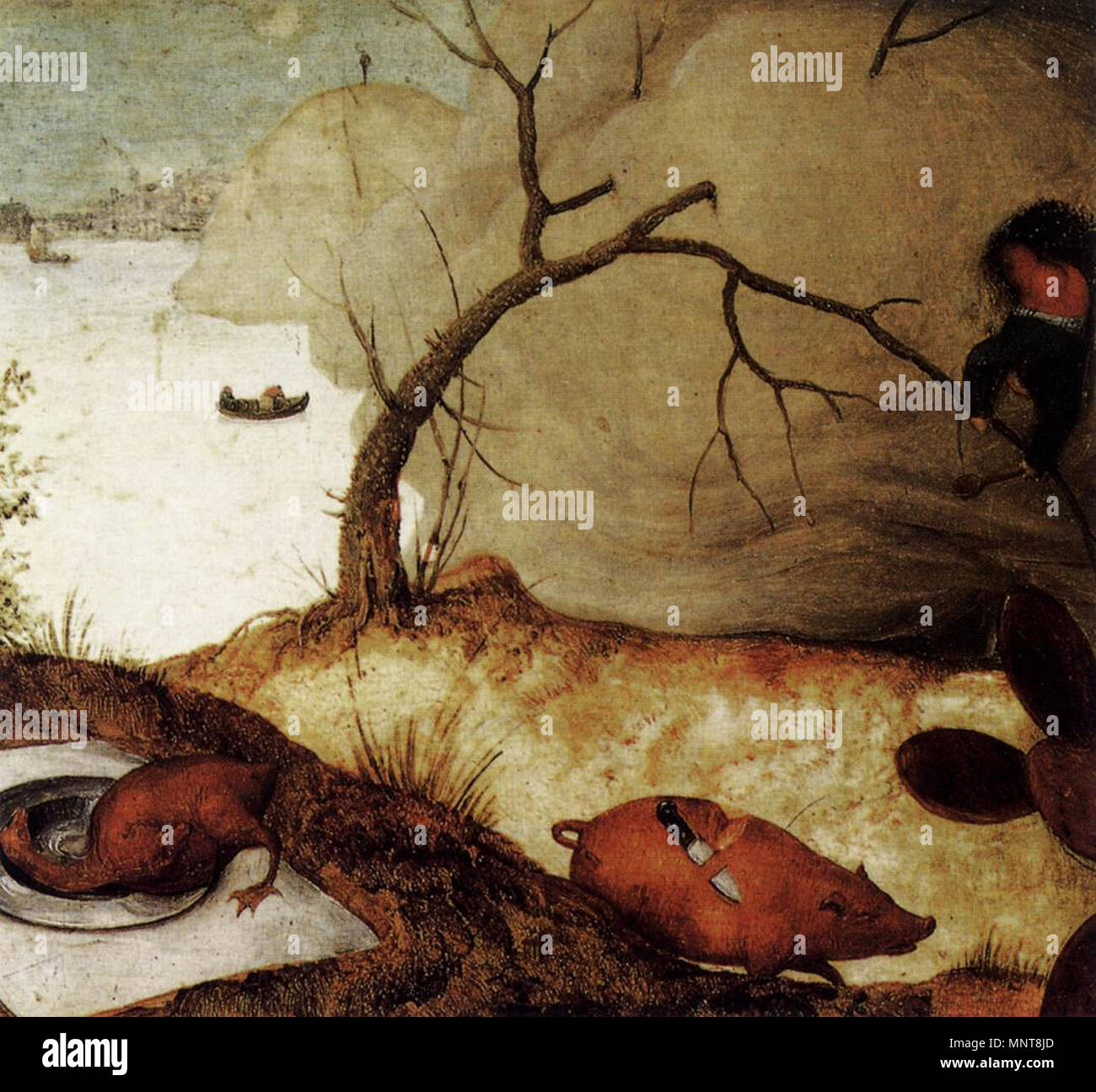 The Land of Cockaigne (detail) 1567. 990 Pieter Bruegel the Elder - The ...