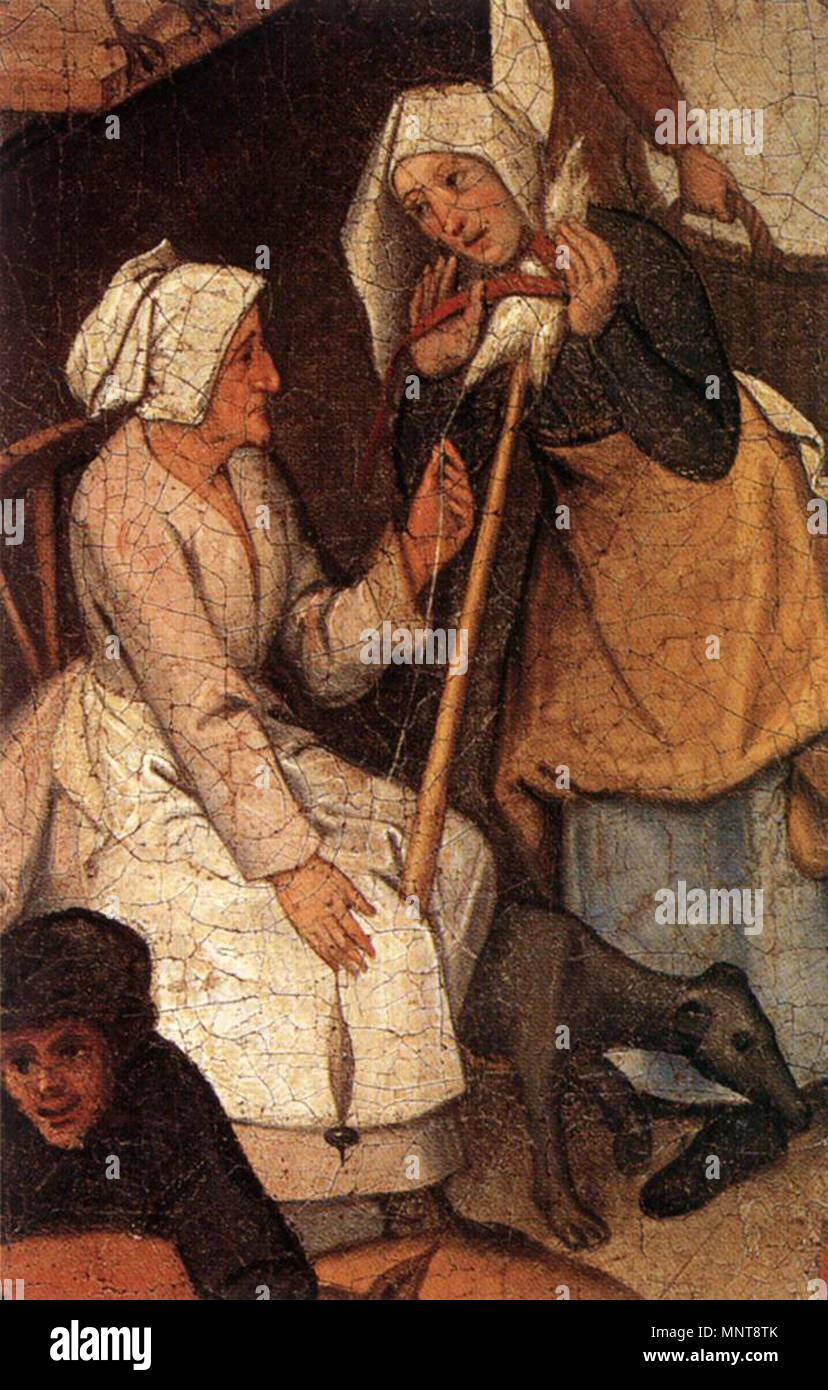 Flemish Proverbs (detail) second half of 16th century. 991 Pieter ...