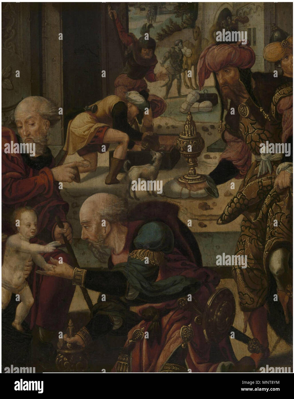 The Adoration of the Magi . English: Triptych . between 1517 and 1550. 991 Pieter Coecke van ...