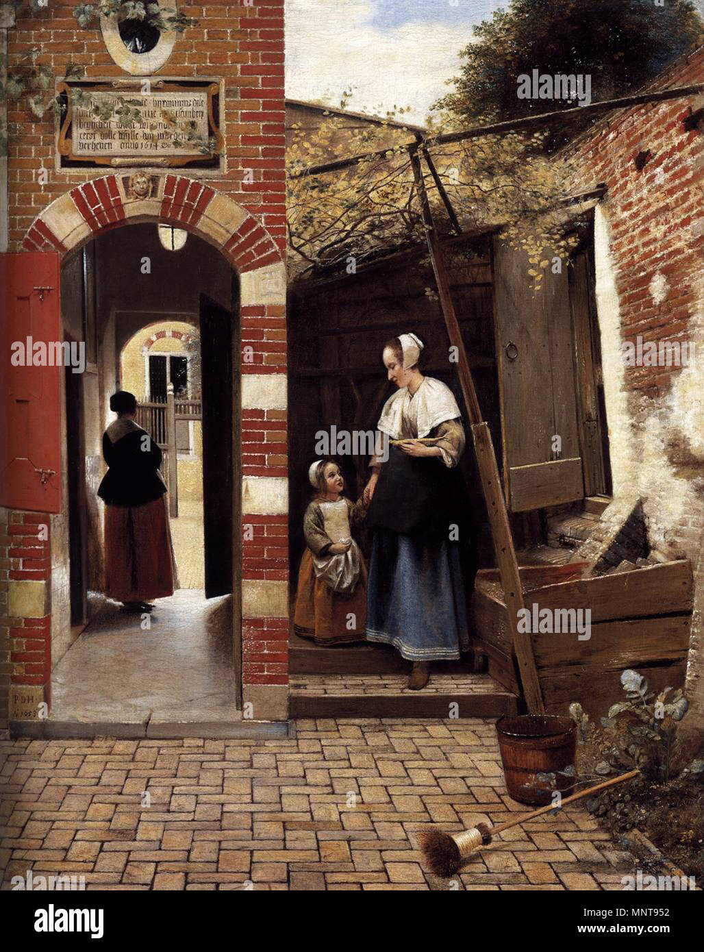 Courtyard of a house in delft hi-res stock photography and images - Alamy