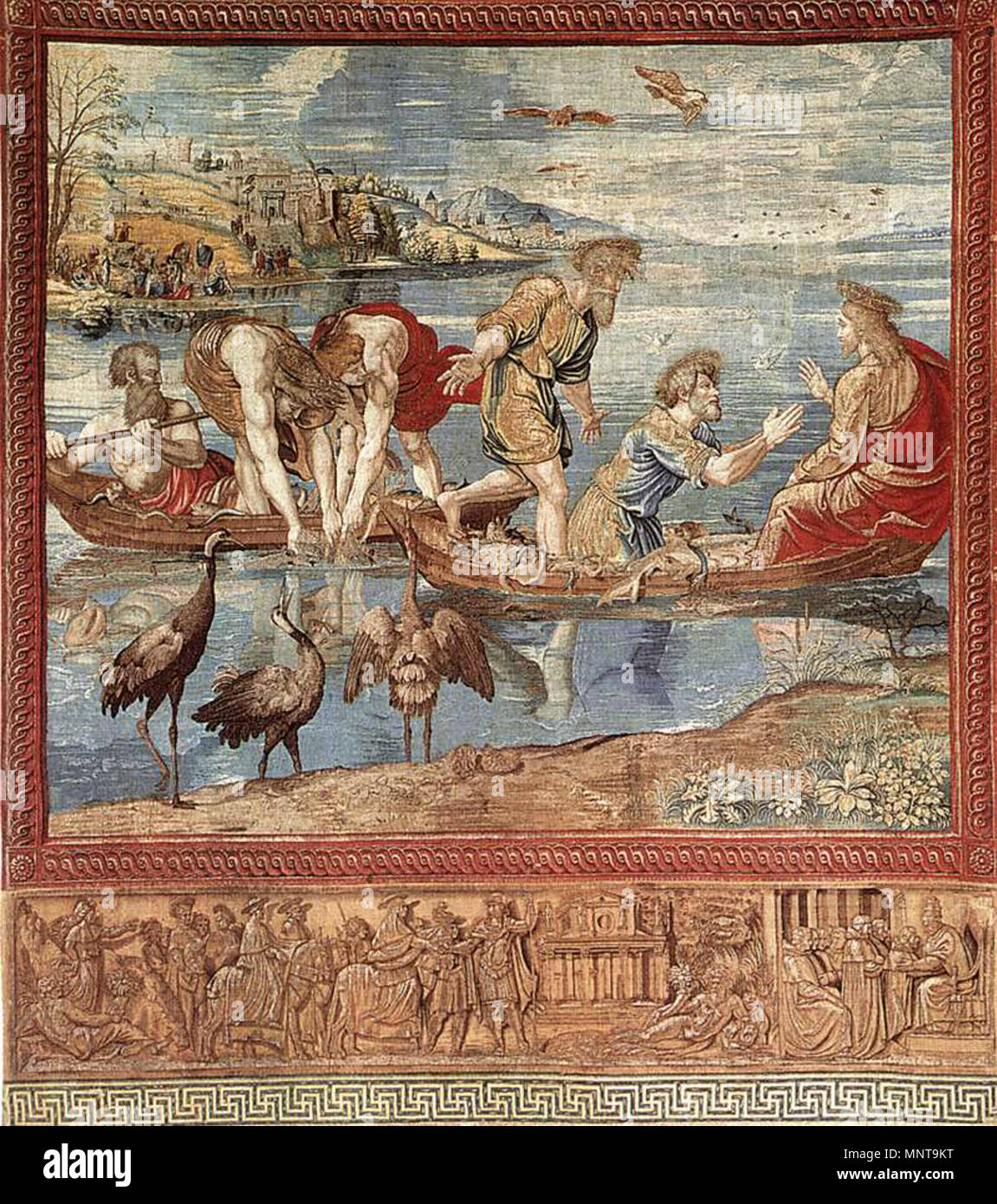 English: The Miraculous Draught of Fishes, from the Acts of the ...