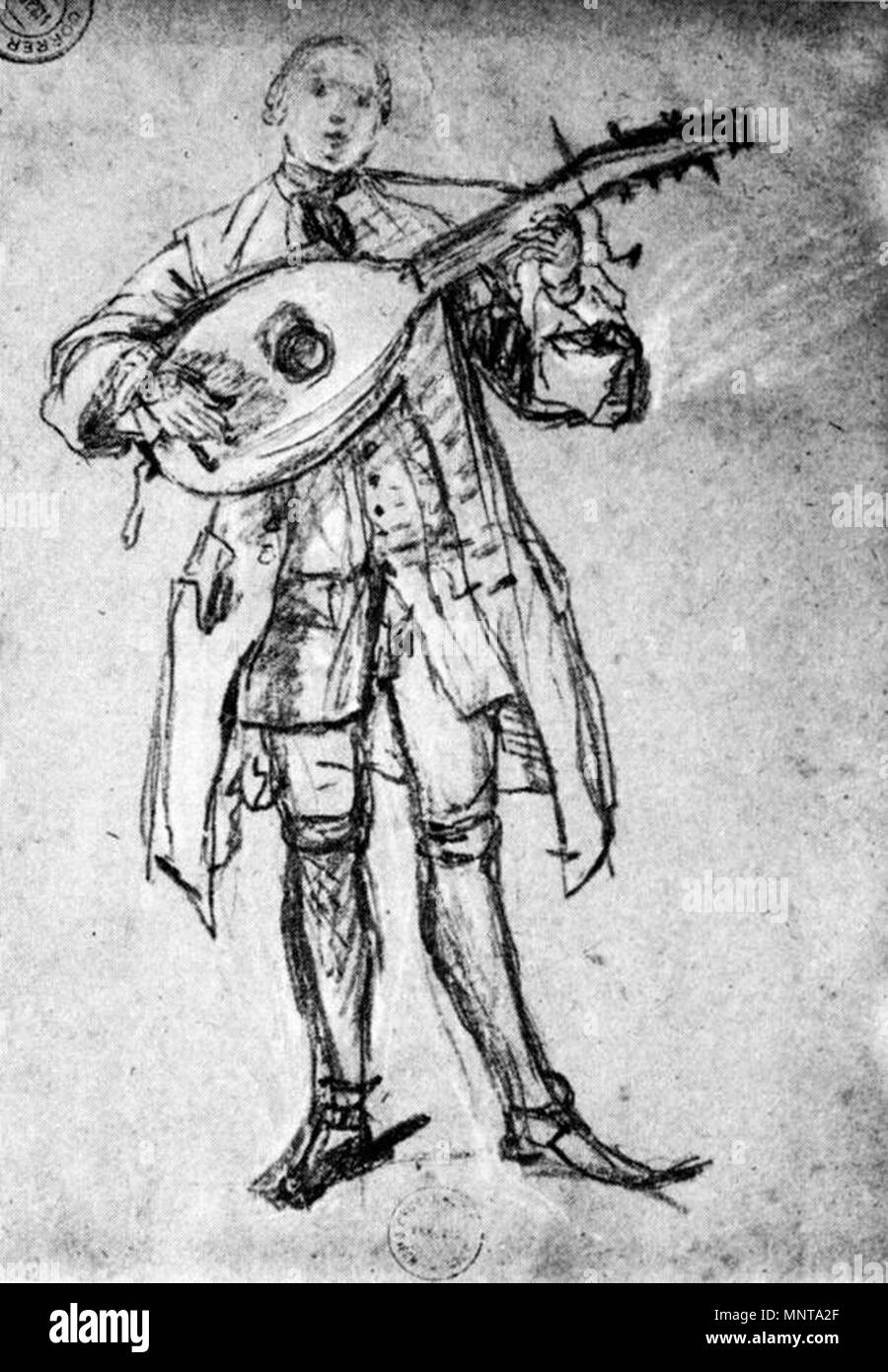 Lute player figure hi-res stock photography and images - Alamy