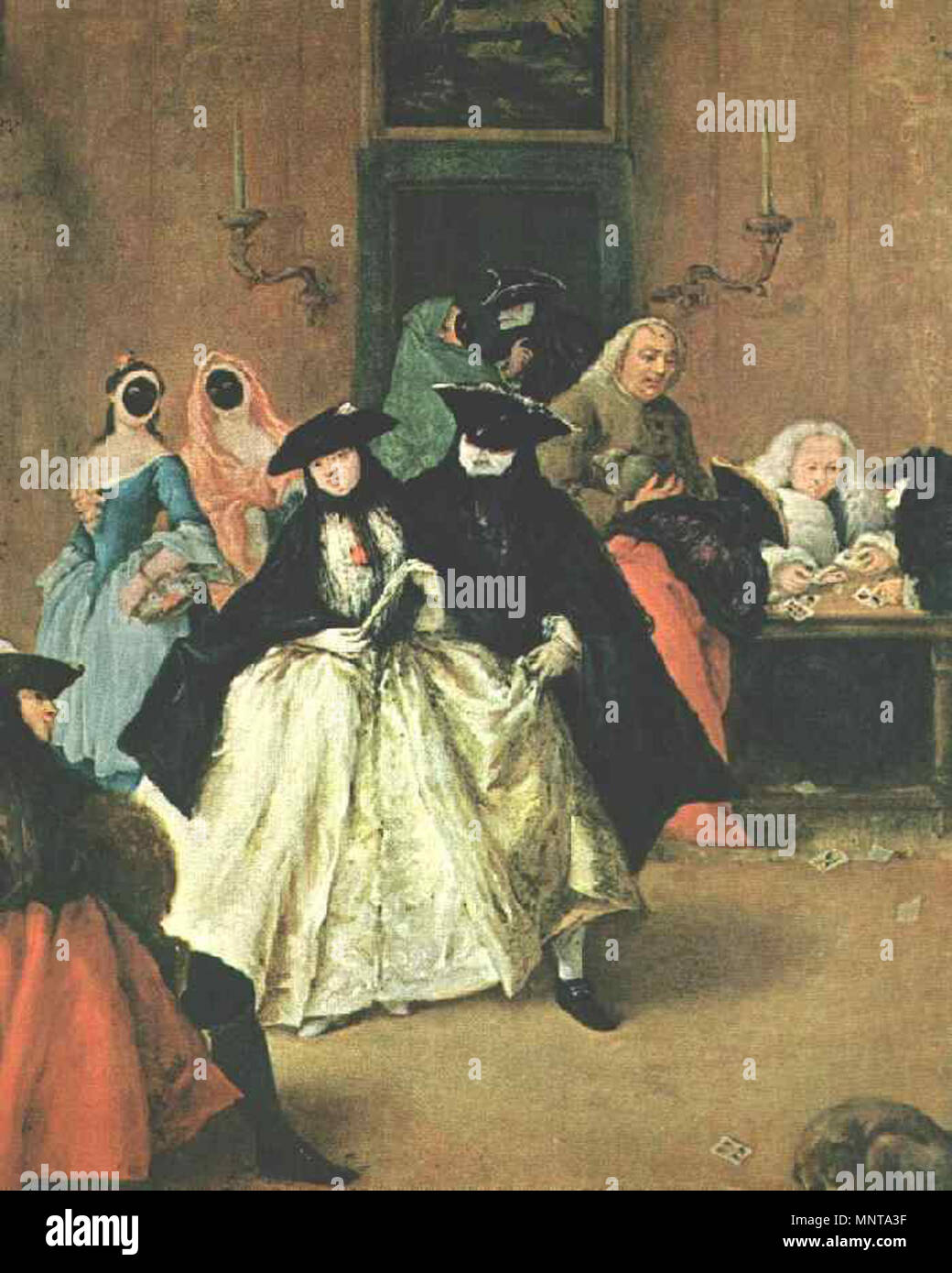The Ridotto 1740's. 996 Pietro Longhi - The Ridotto - WGA13404 Stock ...