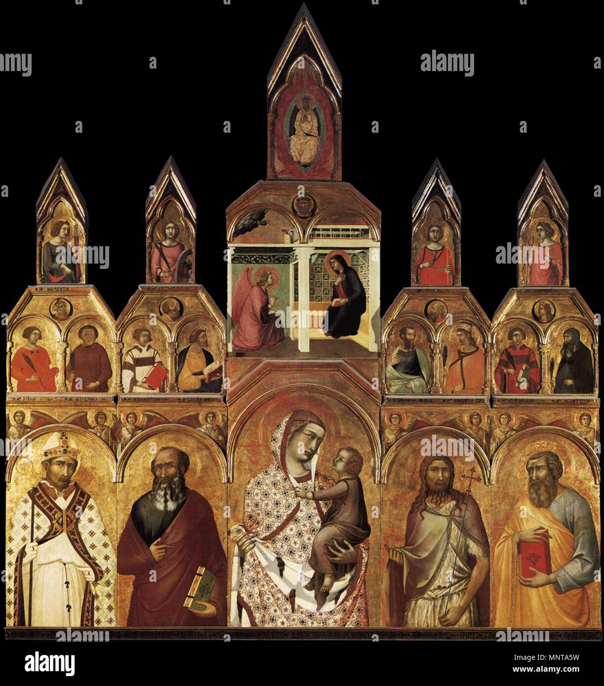 Polyptych 1320. 996 Pietro Lorenzetti - Polyptych - WGA13536 Stock ...
