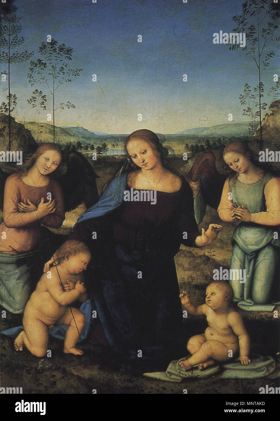 Madonna con bambino e due angeli hi-res stock photography and images ...