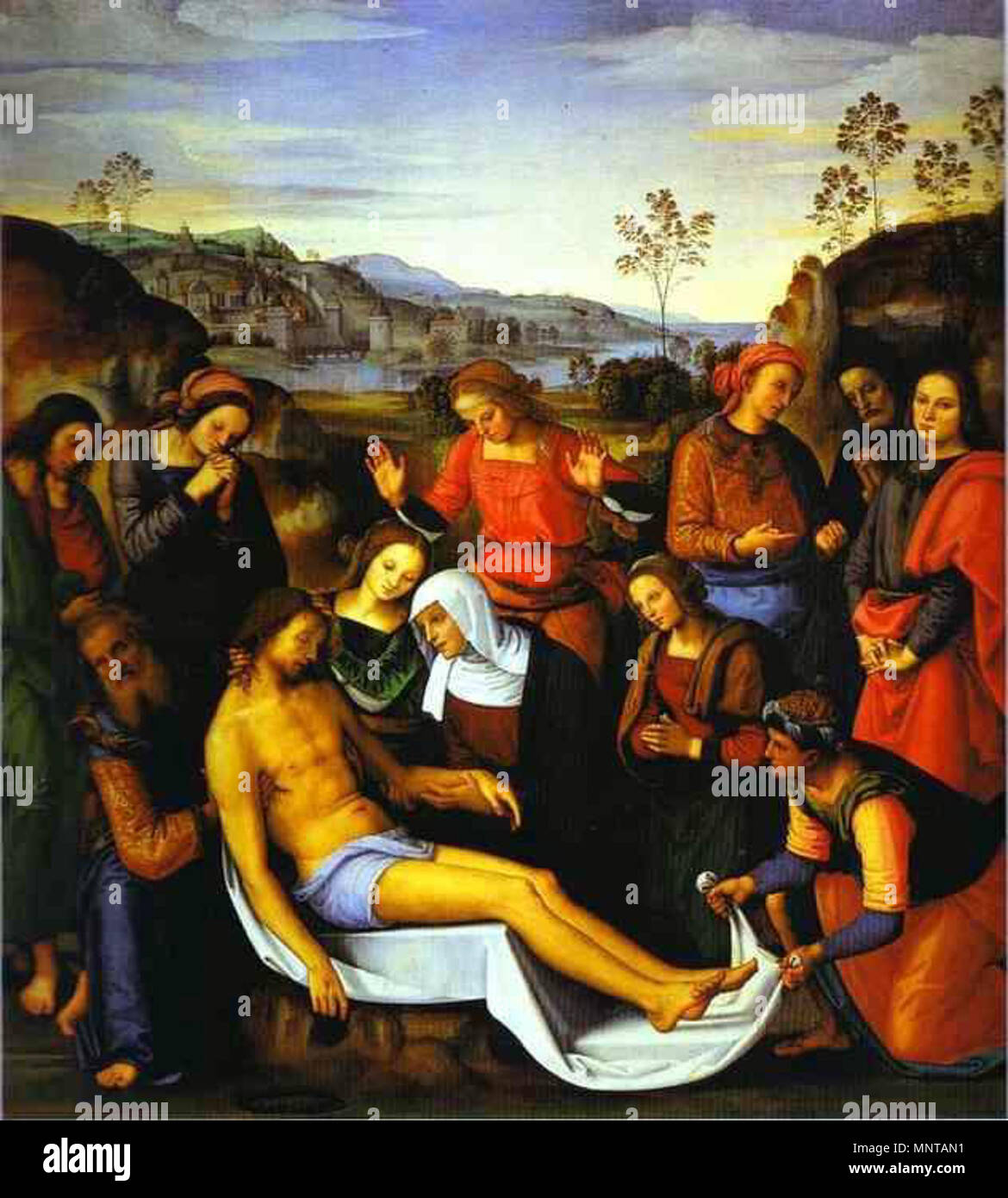 The Lamentation Over the Dead Christ 1495. 998 Pietro Perugino- The Lamentation Over the Dead ...