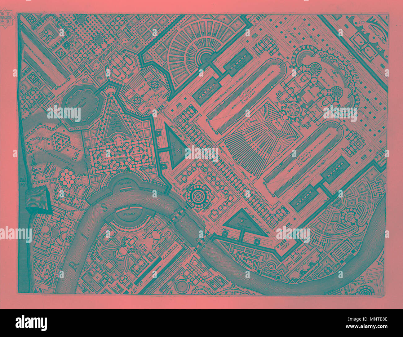 Campus martius map hi-res stock photography and images - Alamy