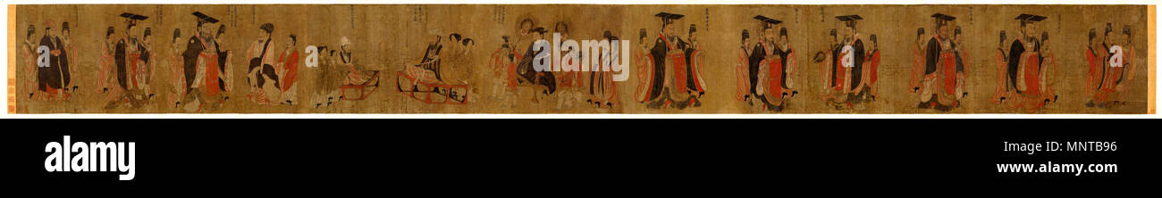 The thirteen emperors Yan Liben (Chinese, about 600Ð673) second half of ...