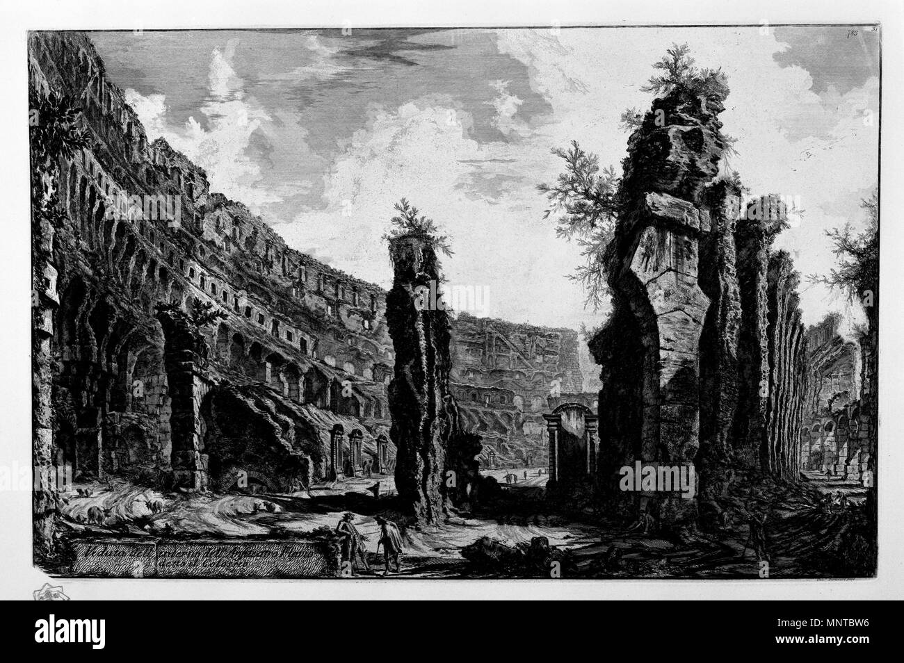 Colosseo interno colosseo hi-res stock photography and images - Alamy