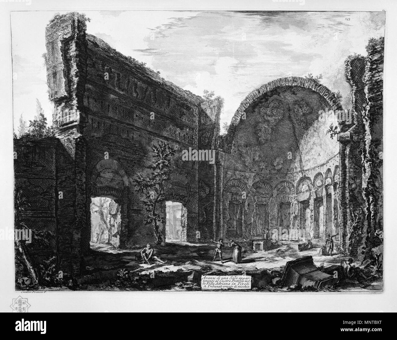 Avanzi di una Sala appartenente al Castro Pretorio nella Villa Adriana ...