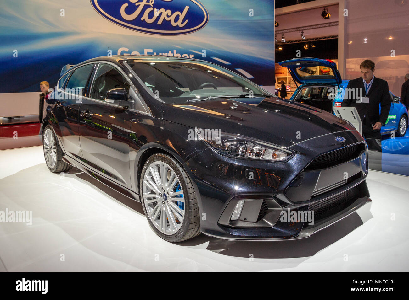 AMSTERDAM - APRIL 16, 2015: Ford Focus RS car showcased at the AutoRAI ...