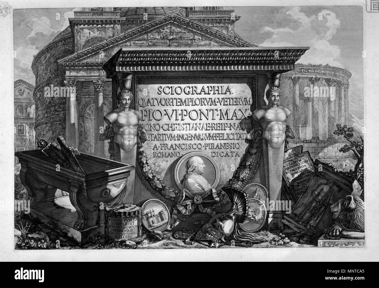 Frontispice 1780. 1002 Piranesi-6001 Stock Photo - Alamy