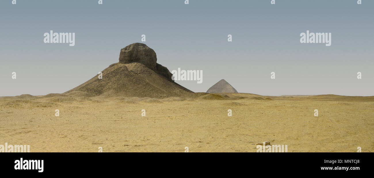 Amenemhat III Pyramid at Dahshur, Egypt Stock Photo - Alamy