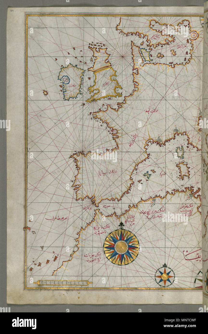 Piri reis map hi-res stock photography and images - Alamy