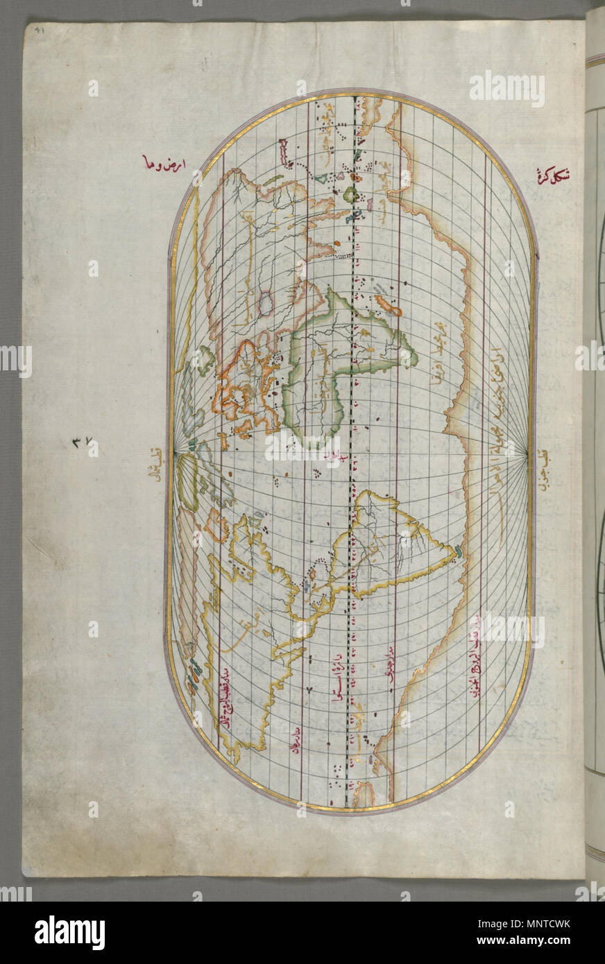 Oval world map hi-res stock photography and images - Alamy