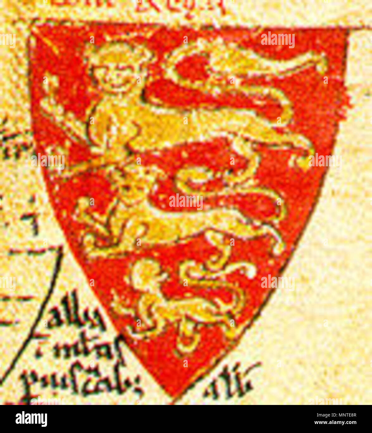 . Čeština: Erb Plantagenetů . 13th century. Matthew Paris (1200–1259 ...