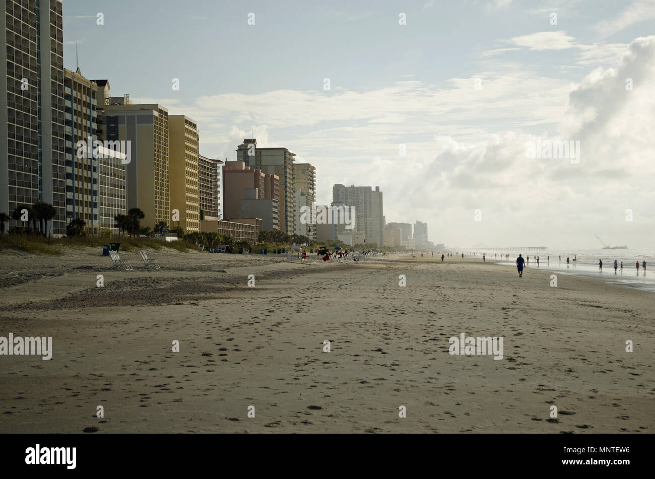 buildings at beach Stock Photo - Alamy