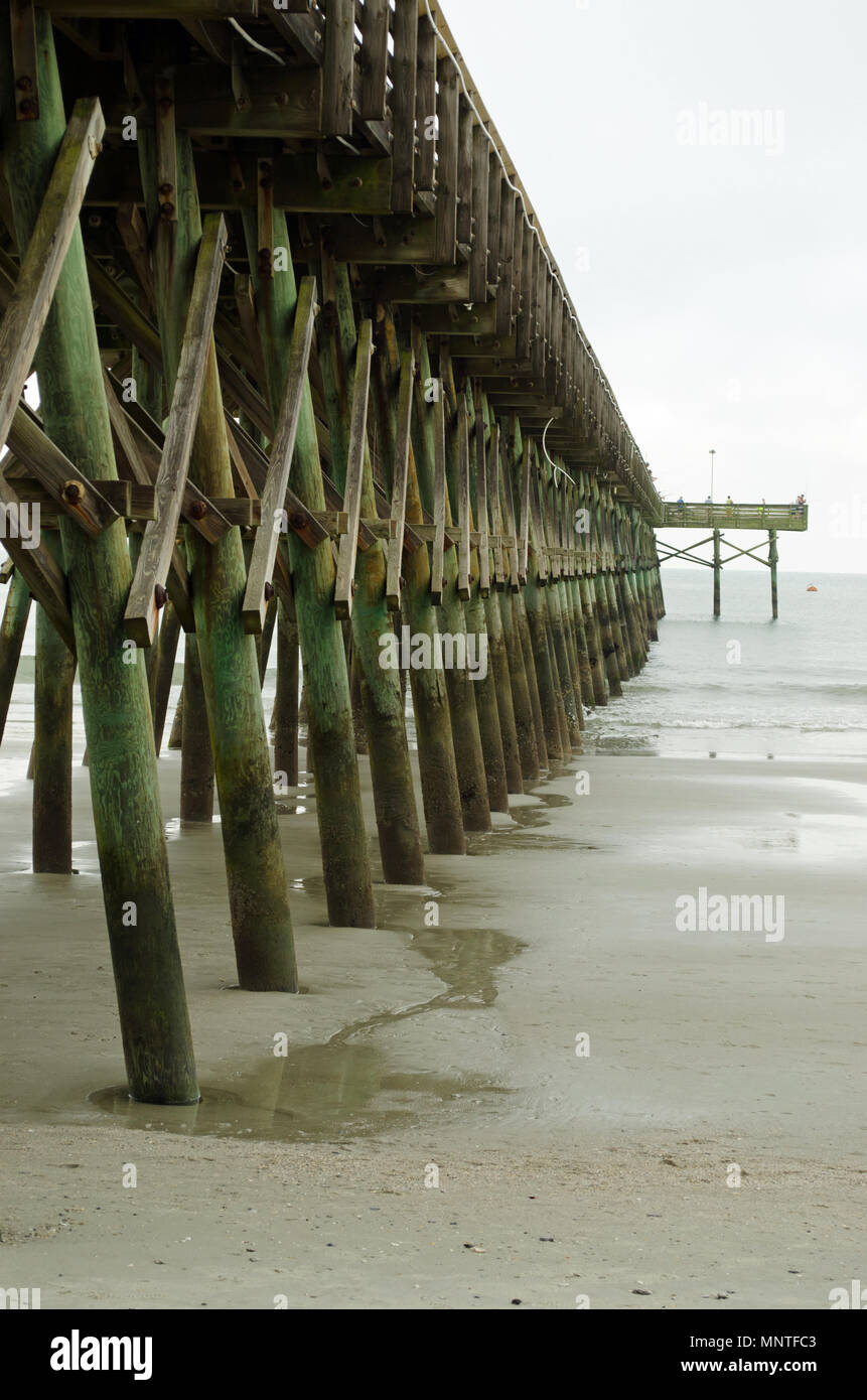 fishing pier at beach Stock Photo - Alamy