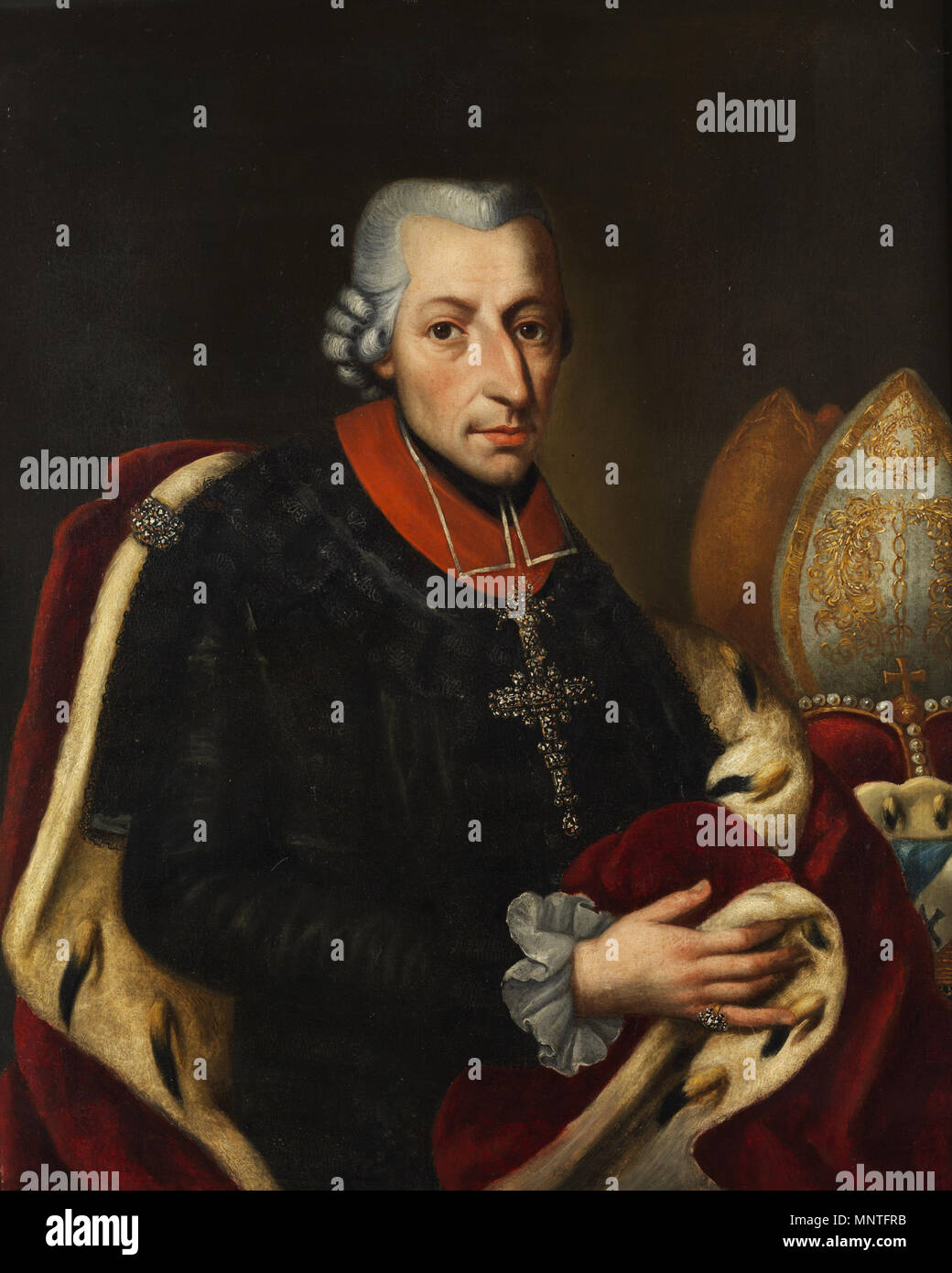 . Portrait of Franz Ludwig von Erthal, Bischof von Bamberg und Würzburg ...