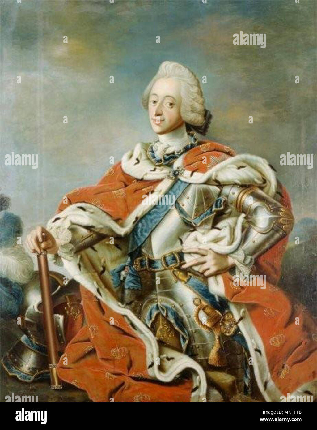 Portrait of King Frederick V of Denmark (1723-1766) 1760s. 1016 ...