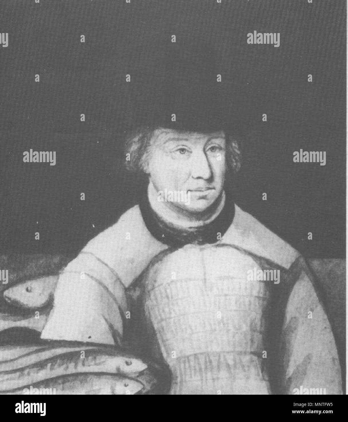 . Mr. Marsh, the fishmonger . 19th century. Anonymous 1016 Portrait of ...