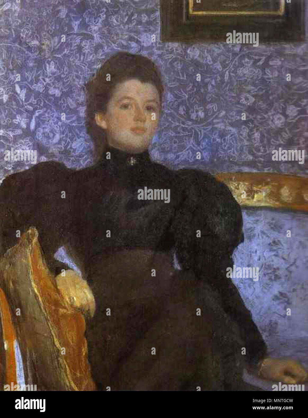 . Portrait of Countess Varvara Musina-Pushkina. 1895. Pastel on paper ...