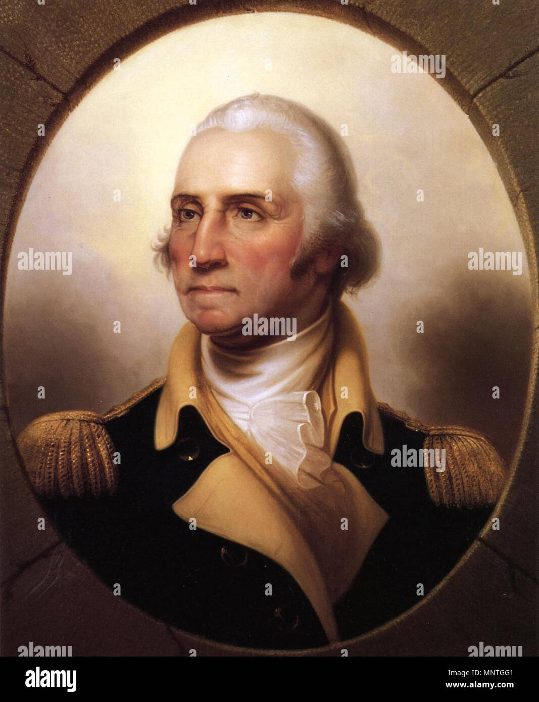 George Washington circa 1850. 1019 Portrait of George Washington Stock ...