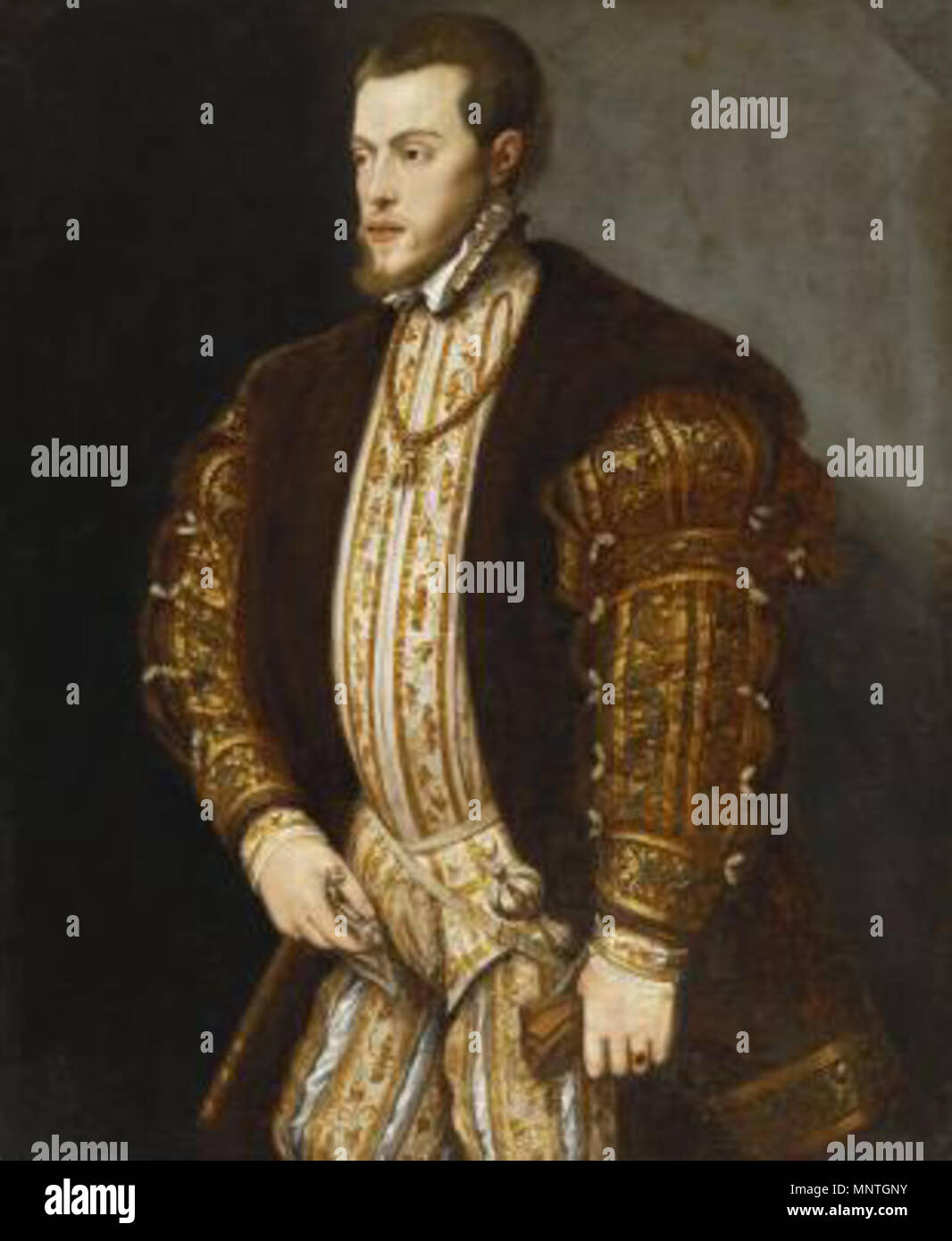 Portrait of Philip II of Spain (1527-1598) 16th century. 1020 Portrait ...