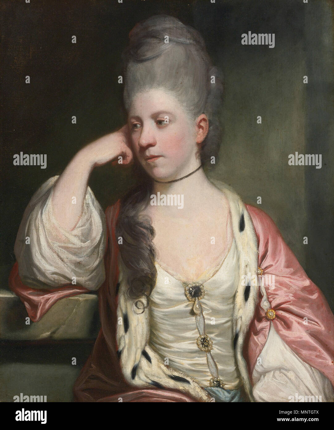 . English: Portrait of Miss Anne Mead . 18th century. 1020 Portrait of ...