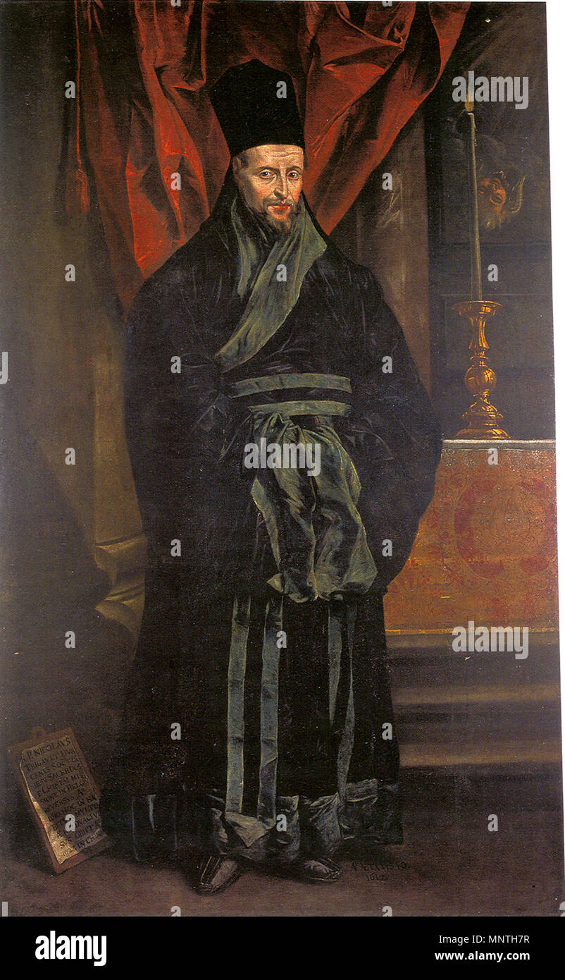. Portrait of Jesuit missionary Nicolas Trigault . 1617. 1022 Portrait ...