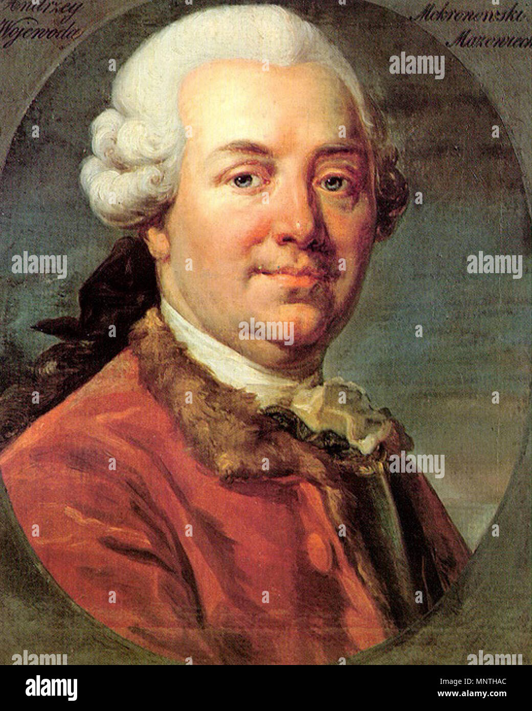 Polski: Portret Andrzeja Mokronowskiego 19th century. 1022 Portret ...