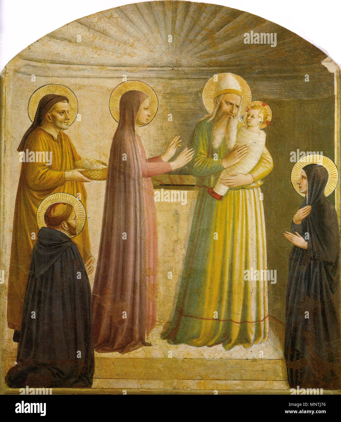 Presentation at the Temple . Presentation of Jesus at the Temple by Fra ...