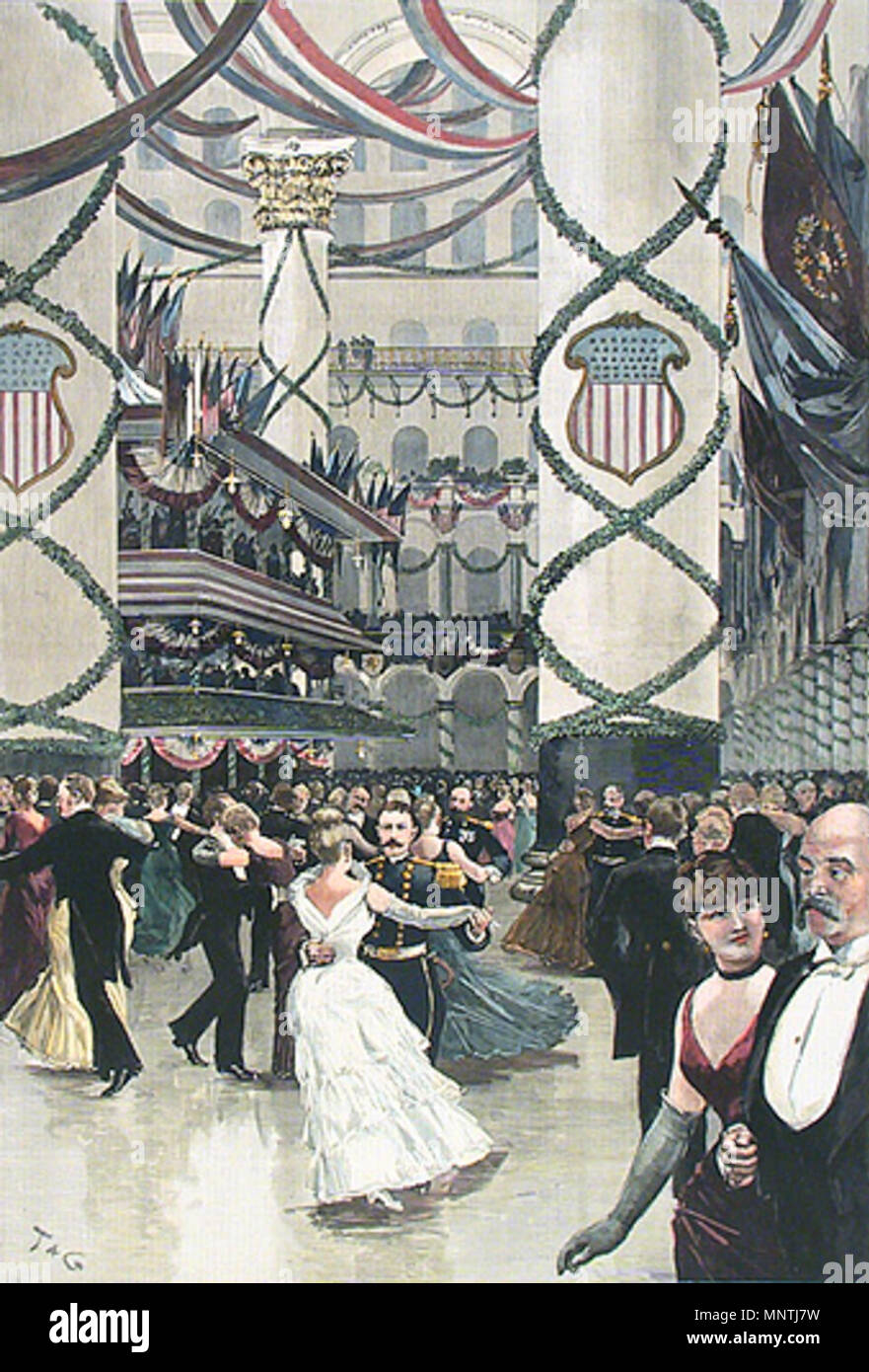 Inaugural ball in the Pension Building during the inauguration of ...