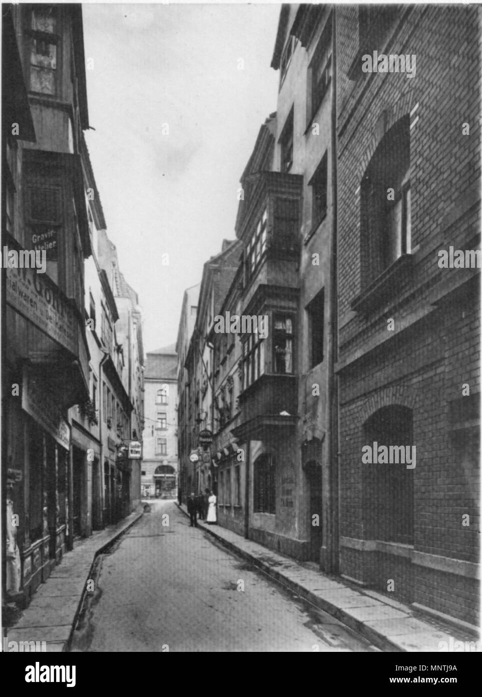 Germany landmarks leipzig city Black and White Stock Photos & Images ...