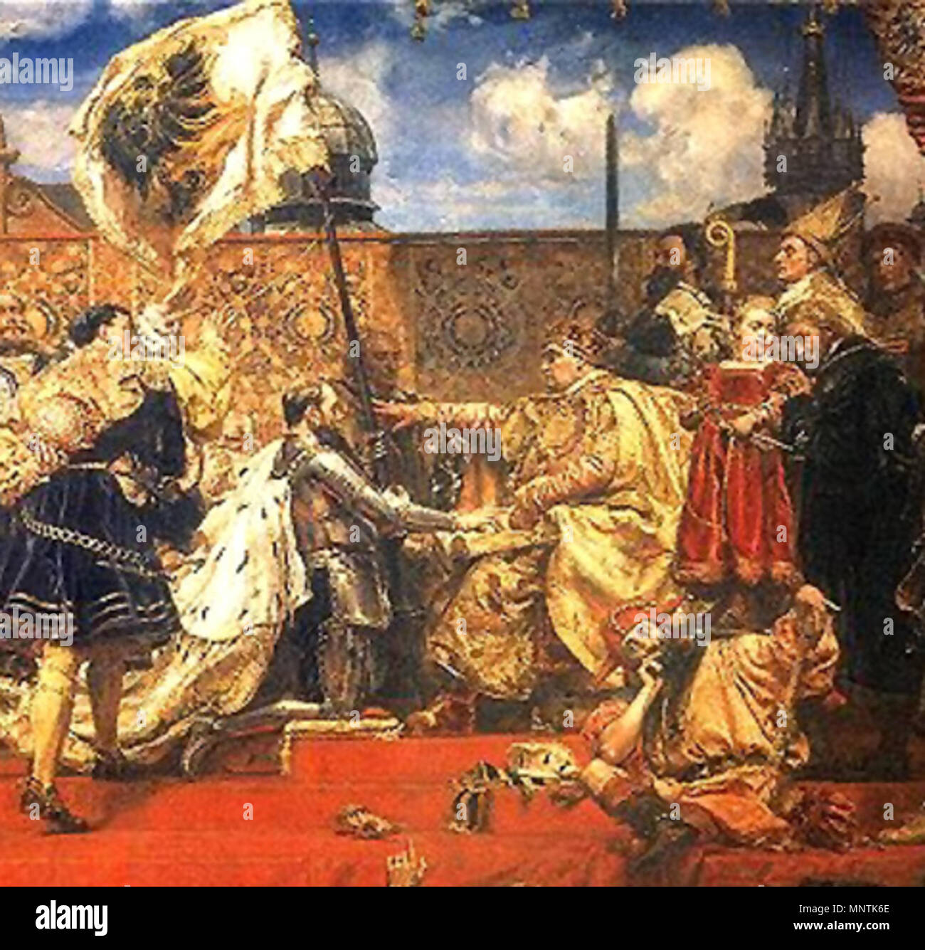 The prussian homage by jan matejko hi-res stock photography and images ...