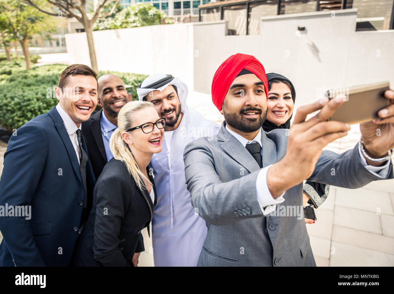 Multicultural business people meeting and talking about business ...