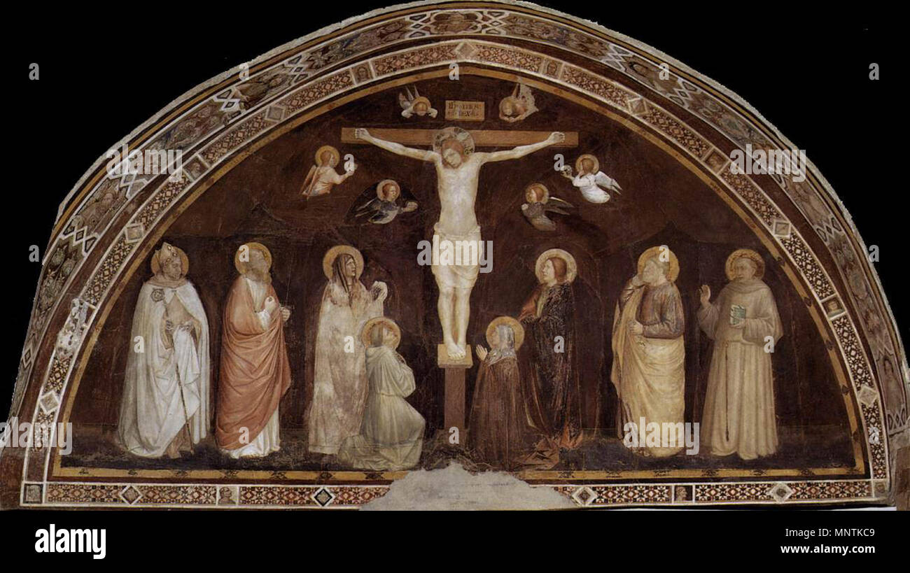 Crucifixion circa 1344. 1032 Puccio capanna, crocefissione, 1330 circa, basilica inferiore di ...
