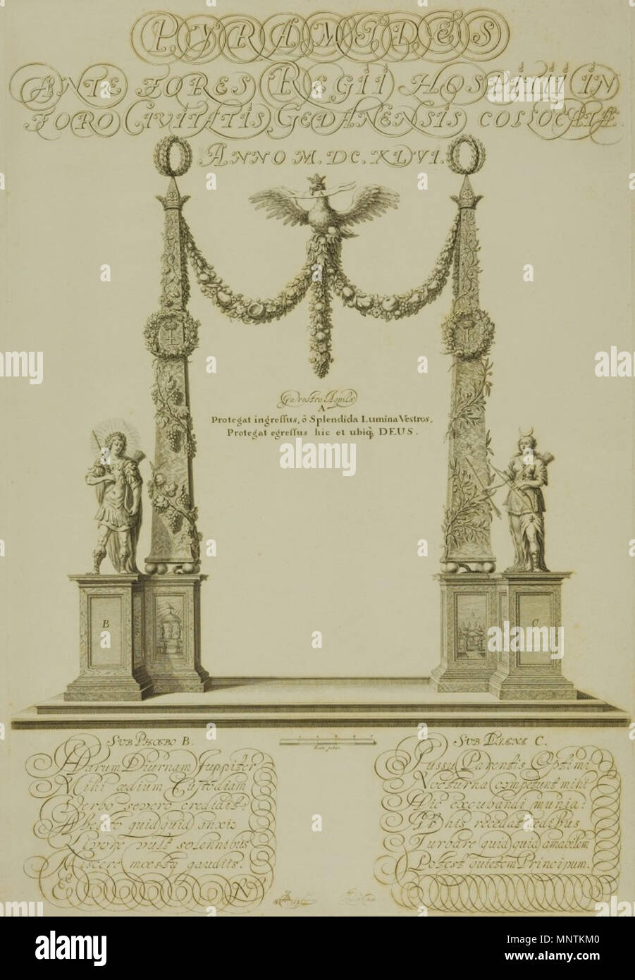 English: Triumphal Arch in Gdańsk to celebrate the ceremonial entry of ...