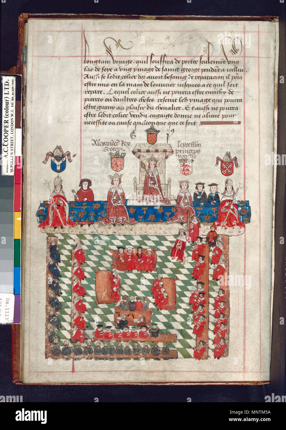 . English: A sixteenth-century depiction of the parliament of Edward I ...