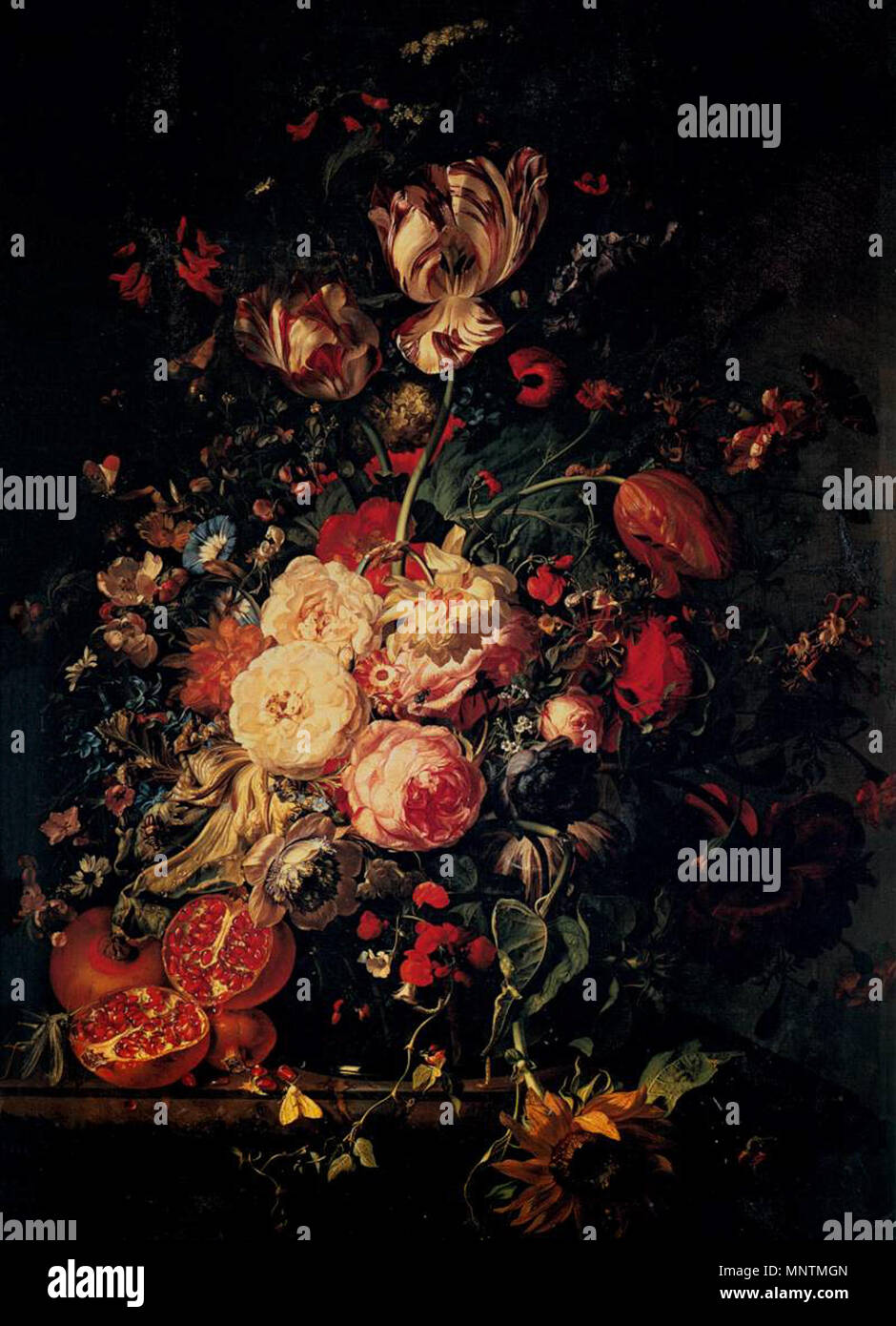Still-Life with Flowers 1716. 1037 Rachel Ruysch - Still-Life with ...