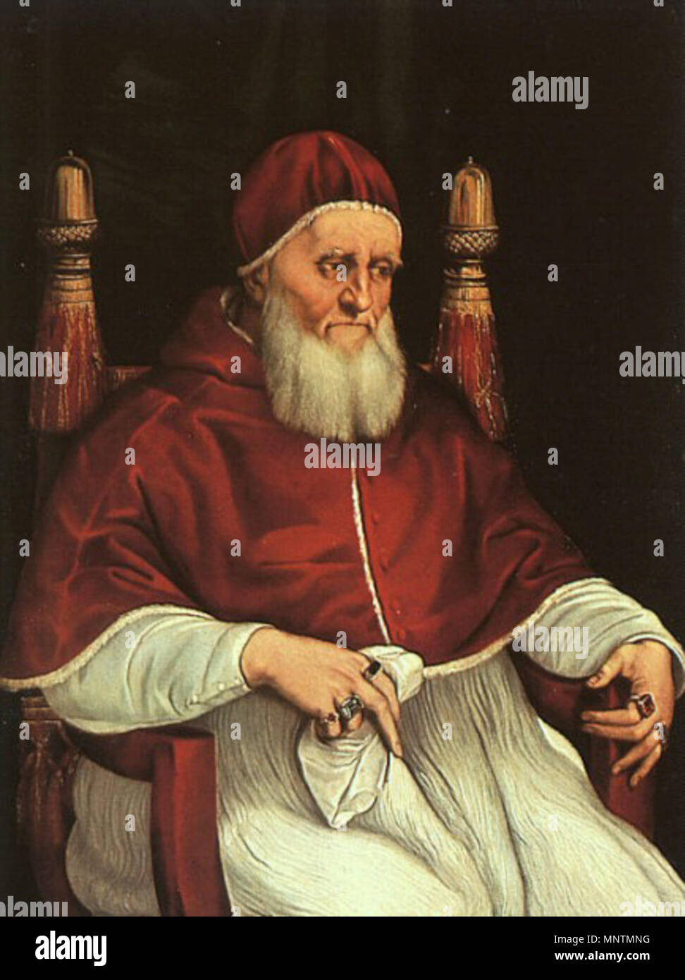 Portrait of Pope Julius II circa 1512. 1038 Raffaello - Papa Giulio II ...