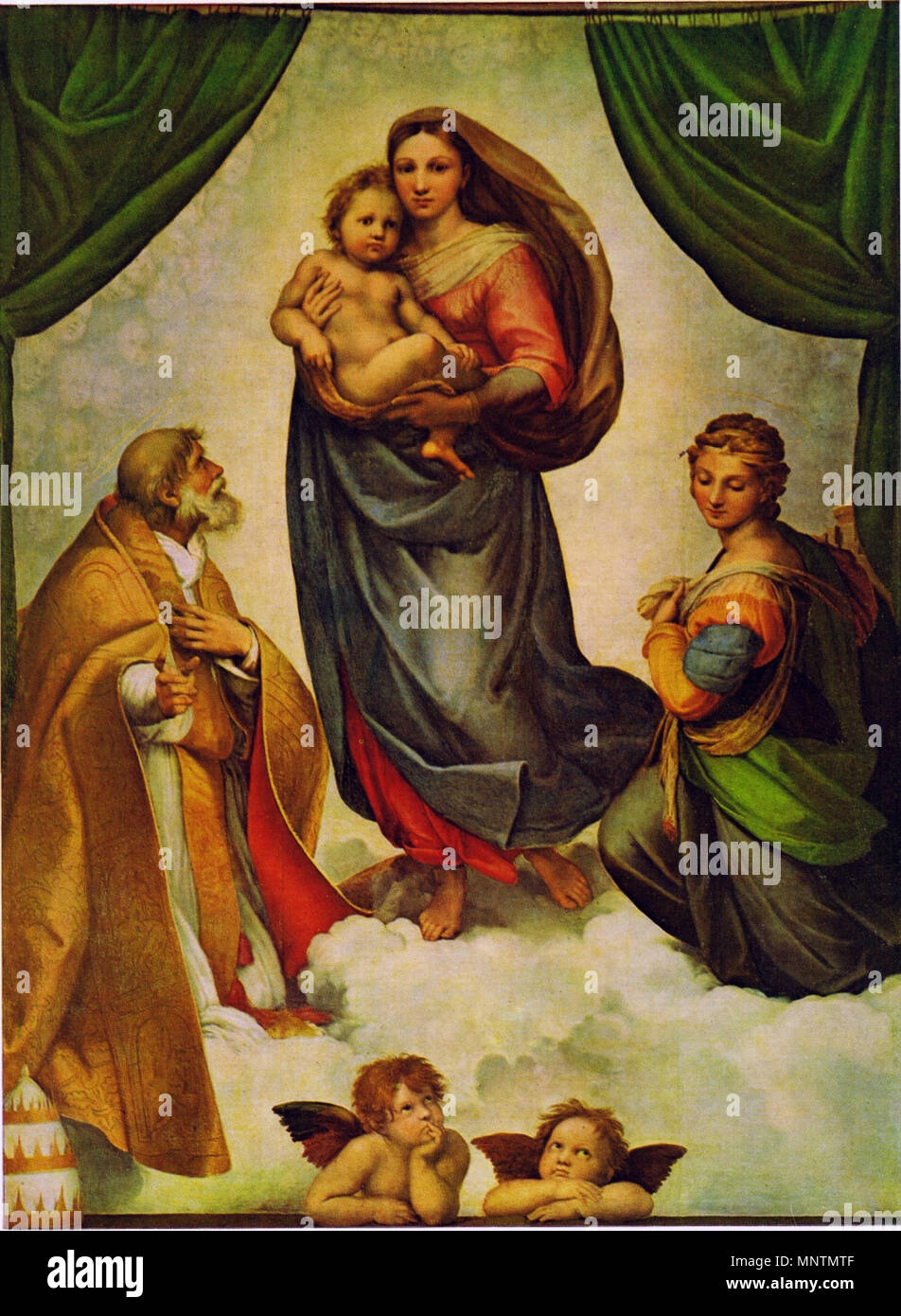 Raffaello sanzio madonna sistina hi-res stock photography and images ...