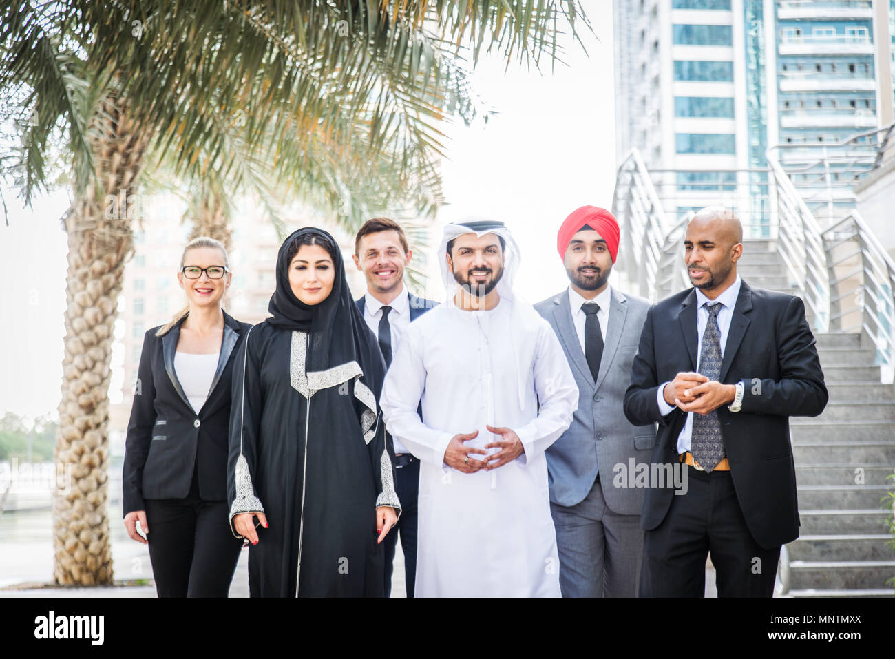 Multicultural business people meeting and talking about business ...