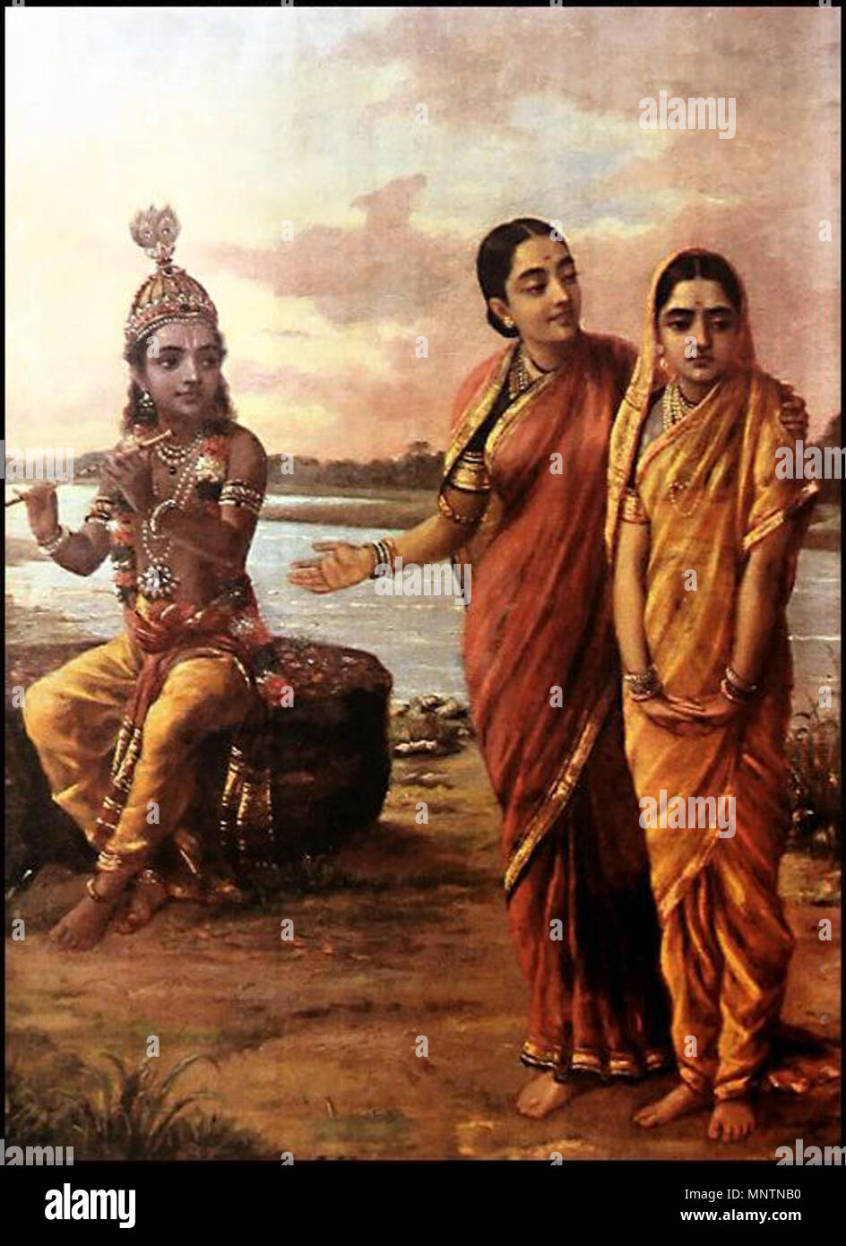 English: Introducing Radha to Krishna മലയാളം: രാധയെ കൃഷ്ണനു ...