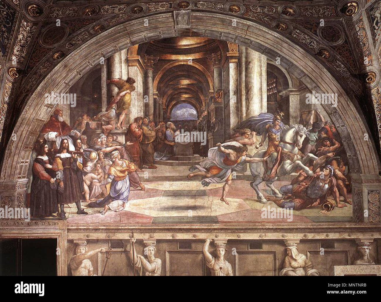 English: The Expulsion of Heliodorus from the Temple between 1511 and ...