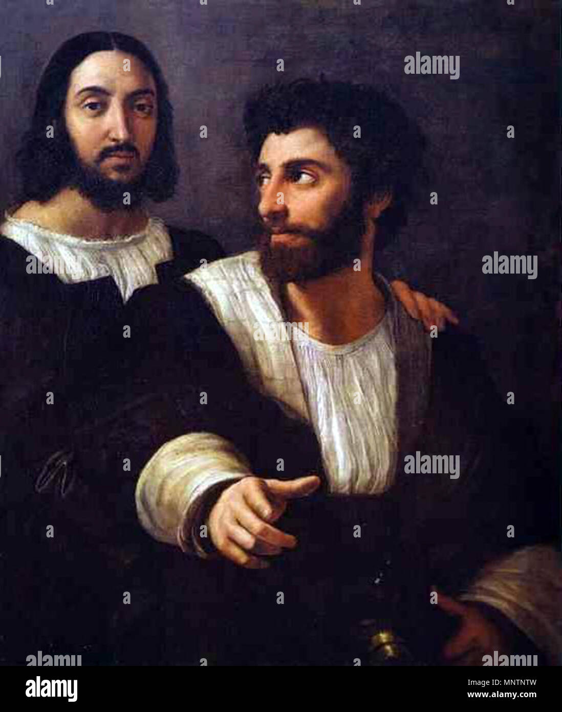 Raphael self portrait with a friend hi-res stock photography and images ...