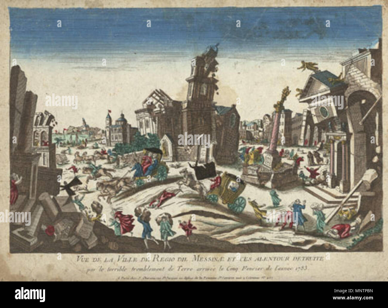 . 1045 Reggio and Messina earthquake 1783 Stock Photo - Alamy