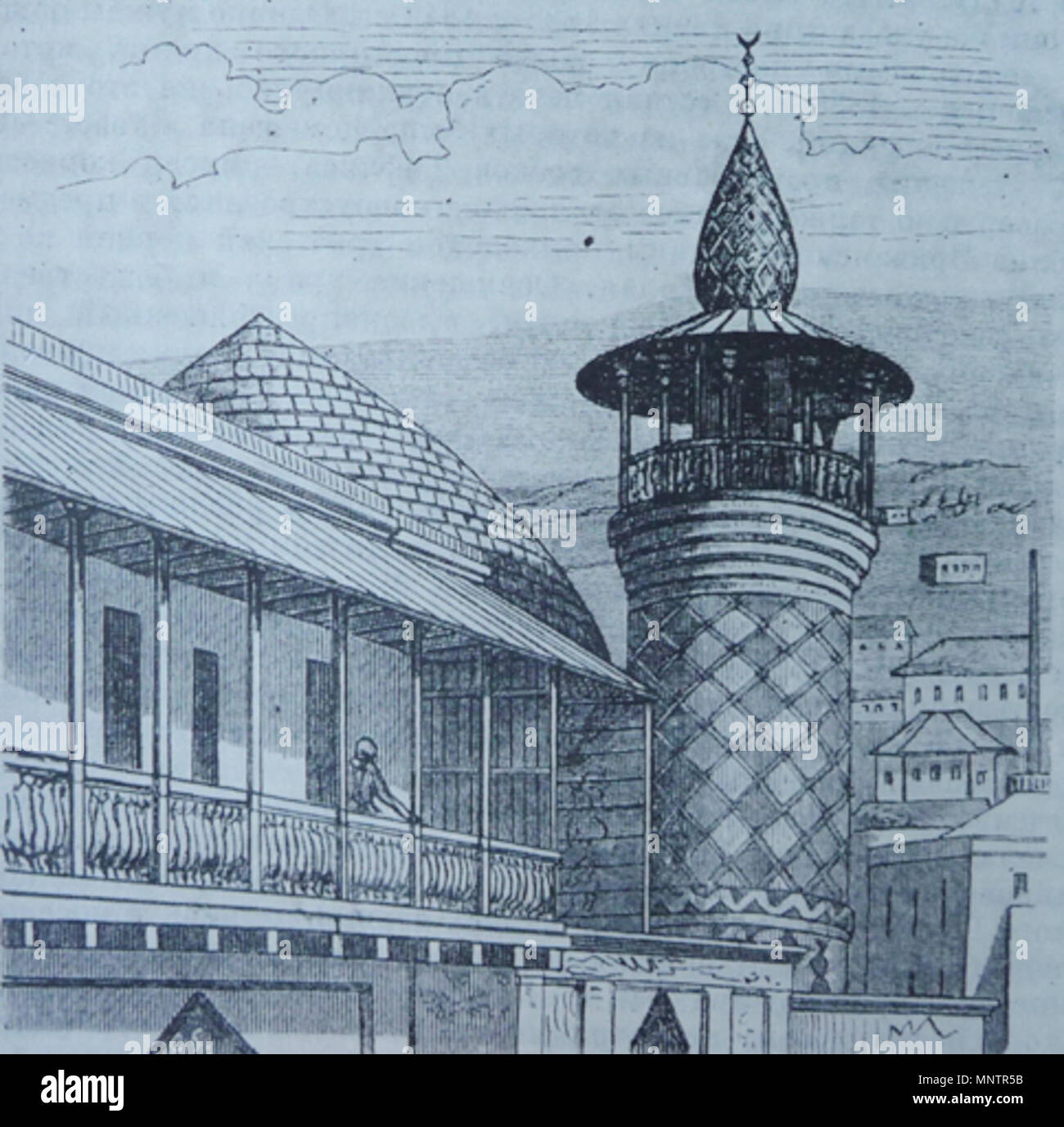 1226 Vasily Vereshchagin. The Shia Mosque in Tbilisi. 1860s Stock Photo ...