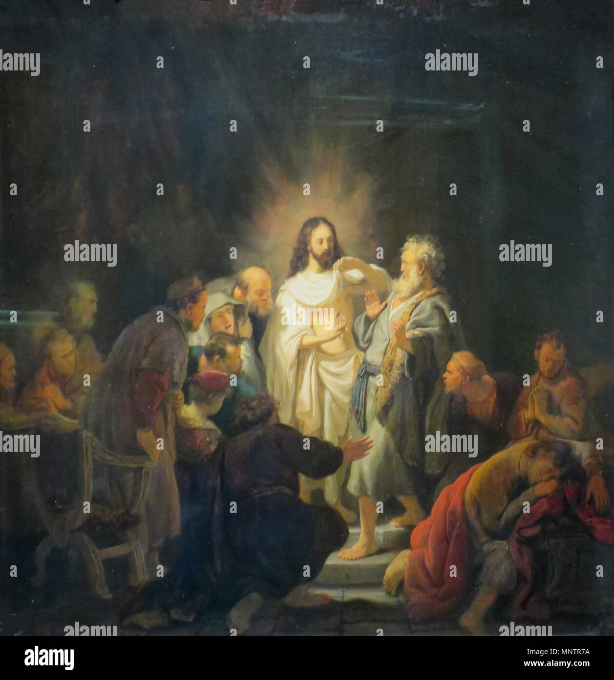 The Incredulity of St Thomas 1634. 1050 Rembrandt - The Incredulity of ...