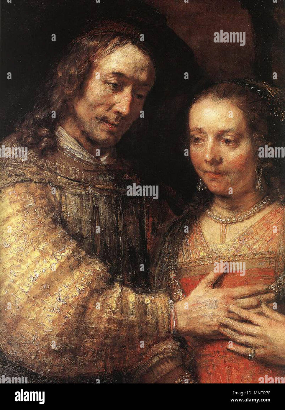 Portrait of a couple as figures from the Old Testament, known as ‘The ...